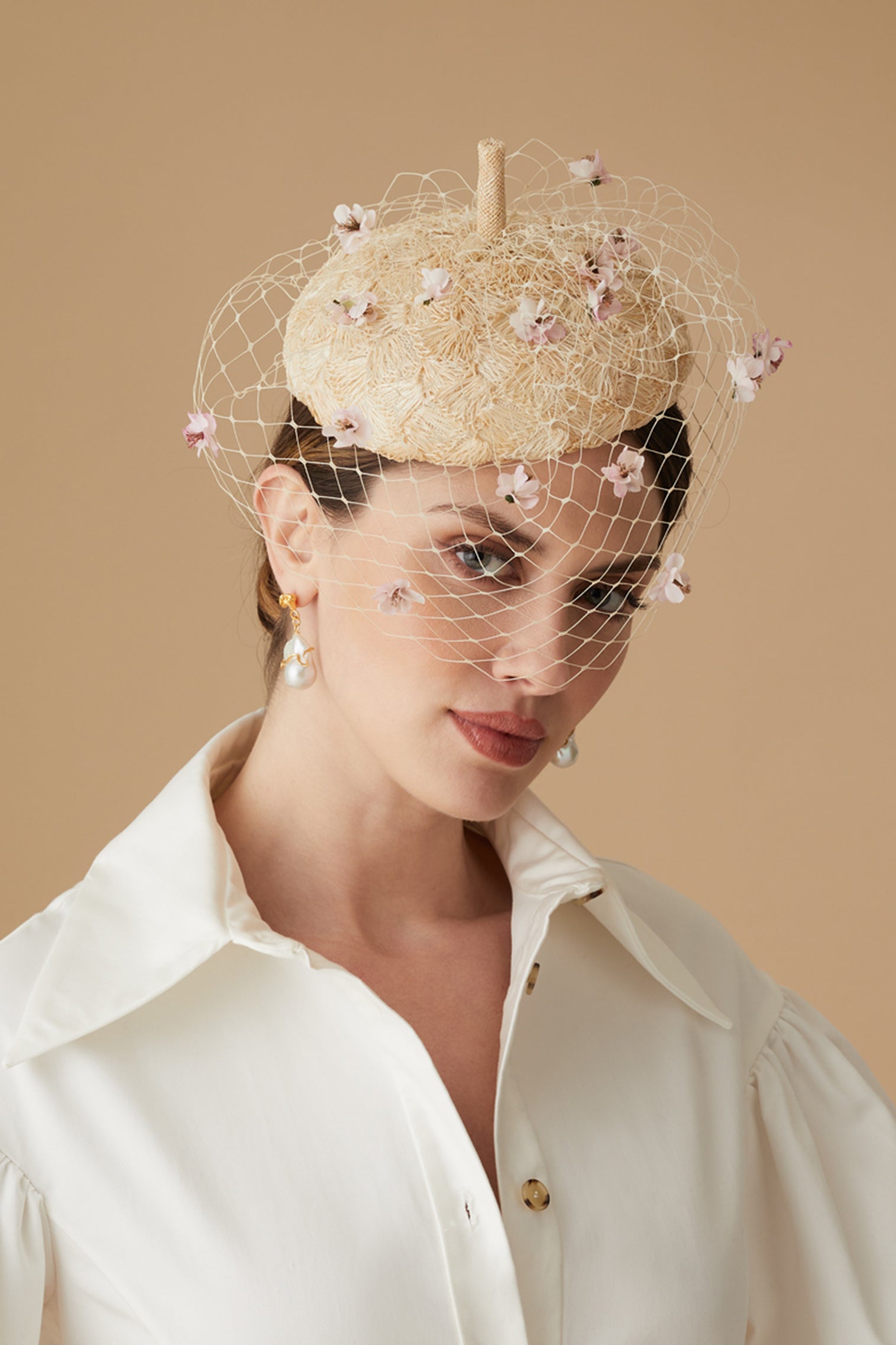Chamomile Natural Beret. Hats for Men & Women